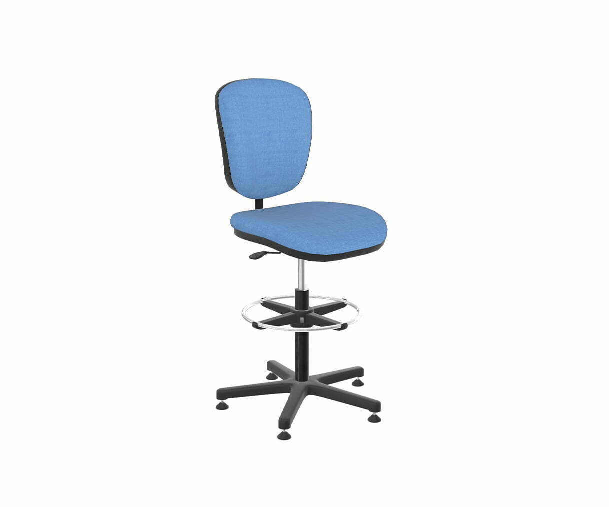 Wide pvc technical chair with customizable polyamide base | Navailles